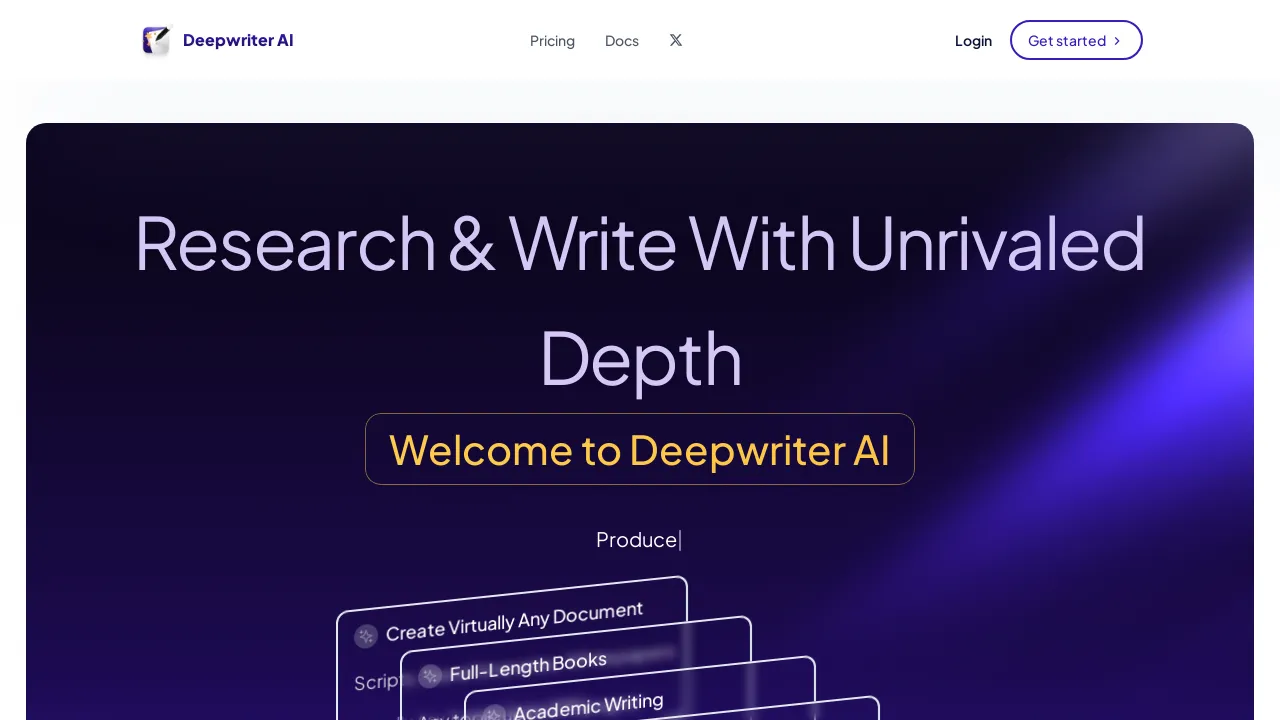 Deepwriter AI - BestofAI